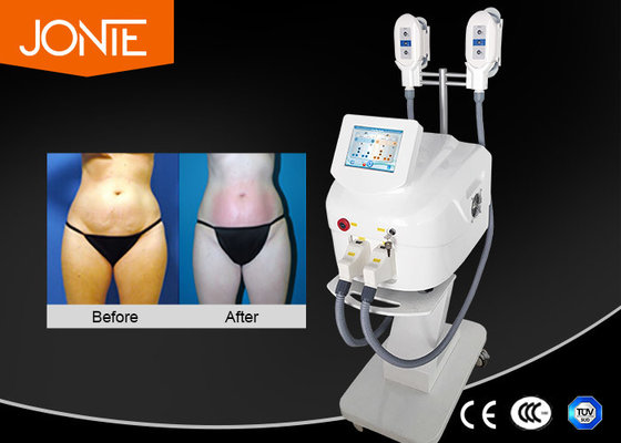 8 inch Cryolipolysis fat freeze slimming machine for weight loss , Two handpieces