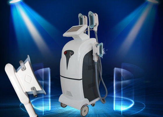 Vertical Four Handles Cryolipolysis Cryotherapy Weight Loss Machine , Cryolipolysis Fat Freeze Equipment