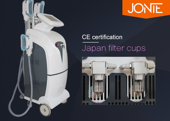 Hot in Europe Gray and White 4 handles Cryolipolysis Slimming Machine for Clinic use