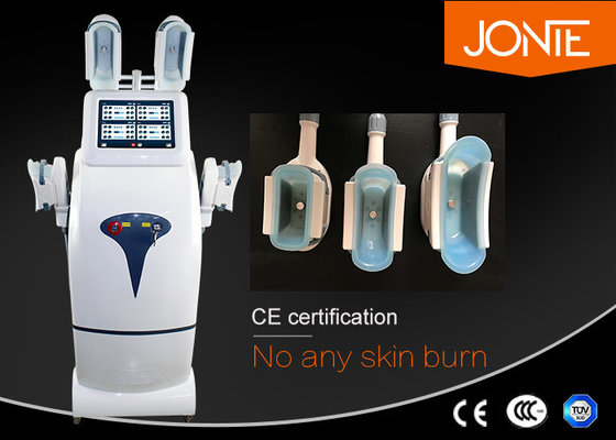 Multifunction Vertical four handles Cryolipolysis Machine , Beauty Salon Machine
