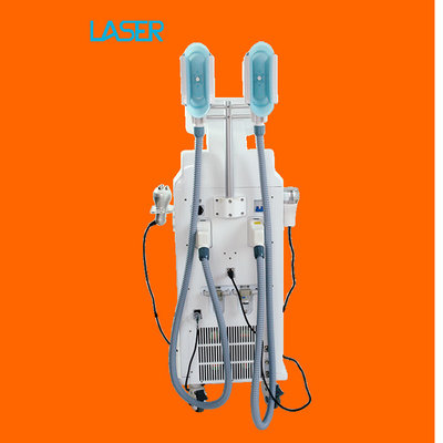 White Color 2 Handles Fat  Freezing Machine / Slimming Body Shaping Machine