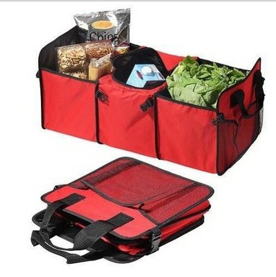 600D oxford &210D polyester Car storage bag