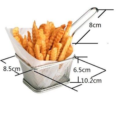 Mini stainless steel basket