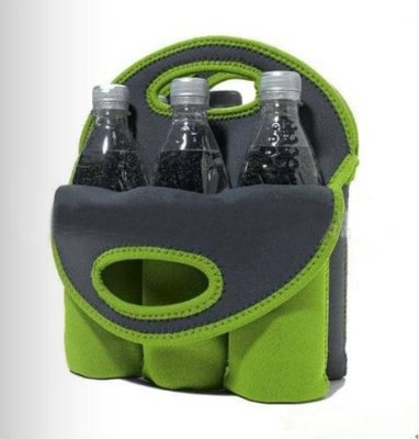 neoprene Six - Pack beer bottle bag
