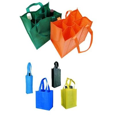 Non woven four bottle wine bag, non-woven bag