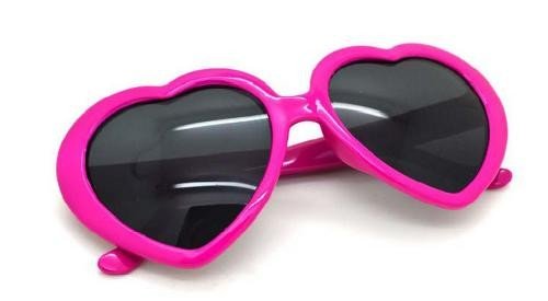 Love shape sunglasses