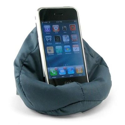 Bean bag cellphone stand