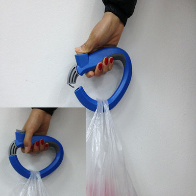 Shopping Plastic Bag Carrier Handle With One Trip Grip
