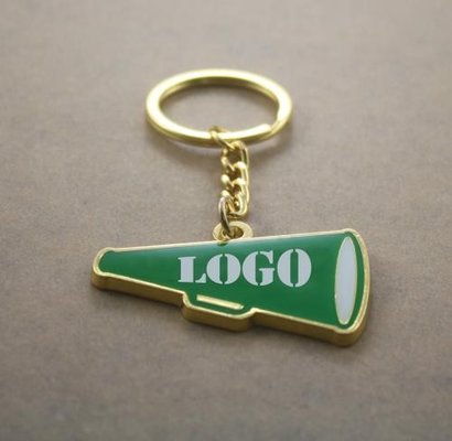 speaker-shape zinc alloy key chain
