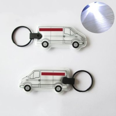 PVC key chain with light