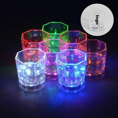 flashing LED glass