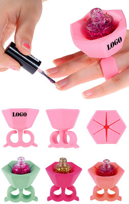 Silicone nailpolish bottle holder ,Silicone Nailpolish Bottle Sleeve,TOM104793