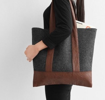 Fashion Felt shopping bags for ladies