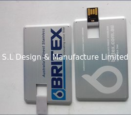 China Hot Selling Card Pen Drive 8GB 4GB 2GB Credit Card Memory USB Stick Business Pendrive 64GB Promotional Gift USB Flash supplier