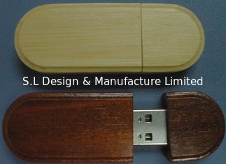 China Wedding gift bulk custom wood usb flash drive with box supplier