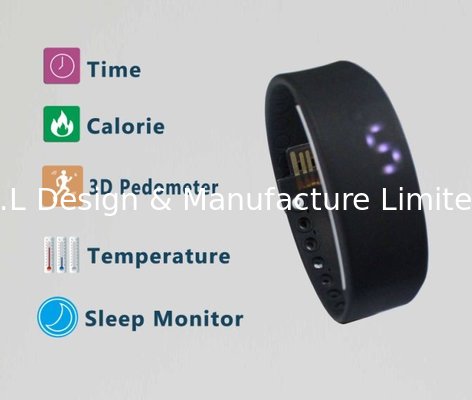 Multifunction 3D USB Pedometer Smart Bracelet  Time + Calorie + Monitor sleep supplier