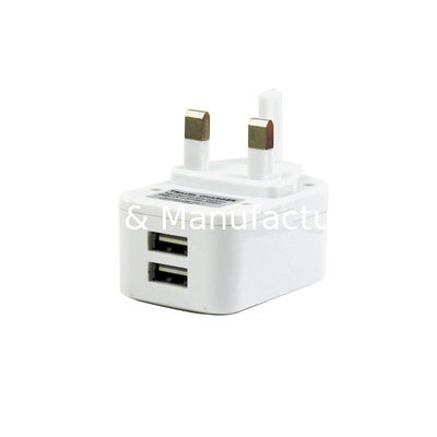 travel charger usb power adapter with two usb power ports supplier