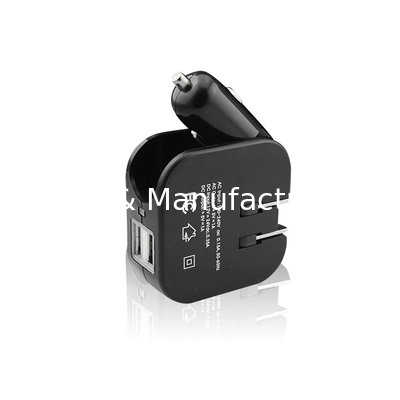 multi-function adapter power charger USB car charger with 2 usb ports supplier