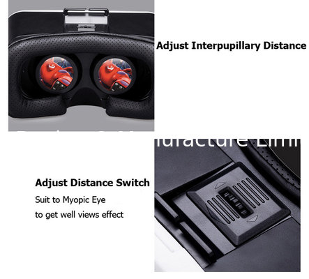 3D VR Glasses for smart phone to see 3D films movies supplier