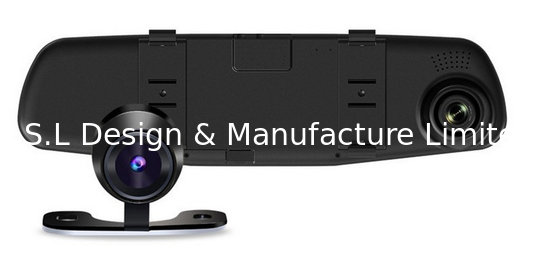 Rearview mirror vehicle traveling data recorder Gao Qingshuang camera with parking monitor supplier