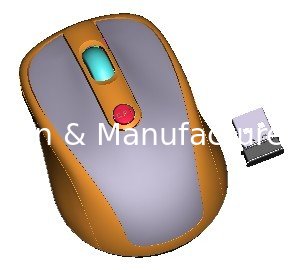 Cute OEM 2.4GHz Wireless Optical Mouse for Pad/Computer/Laptop/Notebook supplier