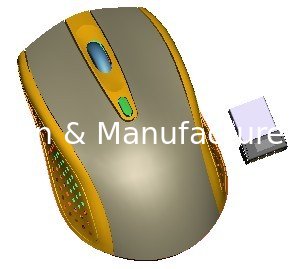 Cute OEM 2.4GHz Wireless Optical Mouse for Pad/Computer/Laptop/Notebook supplier