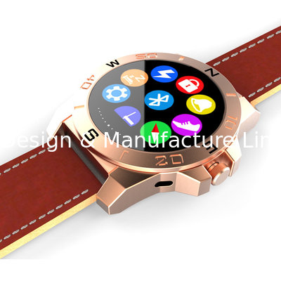 Round screen IP67 waterproof mechanical watch fithess tracker smartwatch android ios bluetooth watch man watch supplier