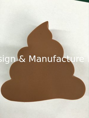 novel pvc rubber silicone cartoon shit shaped 2600mah power bank supplier