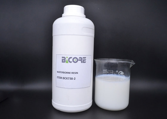 No Chemicals Waterborne Resin , Water Based PU Resin Yellowing Resistance