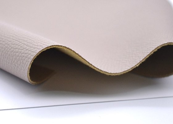 Waterborne PU Leather Upholstery Fabric 1.0mm Imitate Velveteen Backing