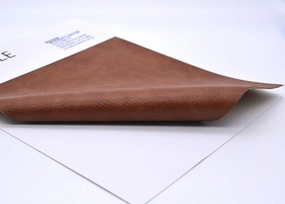 Waterborne PU Synthetic Leather Cloth No Formaldehyde High Peeling Strength