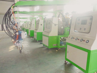 China Semi-automatic PU Pouring Machine for Motorcycle Seat Cushion Production Line supplier