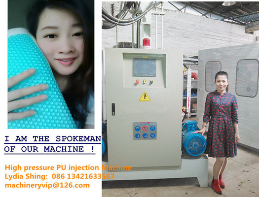 China Low pressure Pillow pu polyurethane foam injection molding machine supplier