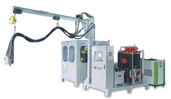Automatic Turntable of PU Material Insulation Machine/ Polyurethane Foam injection machine supplier