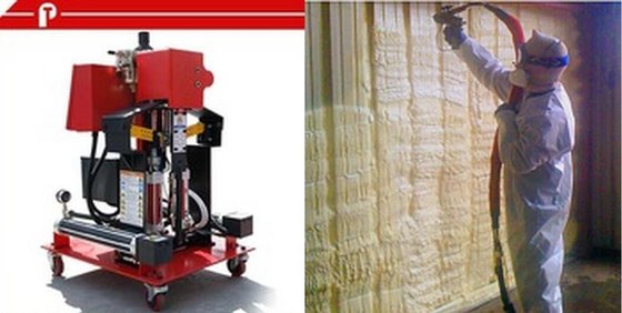 High pressure PU polyurethane foam insulation spray and pouring machinery supplier