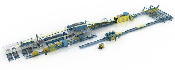 Mineral wool sandwich panel production line (Continuous)