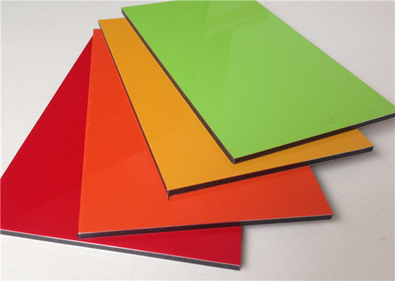 High Gross Lightweight PVDF Aluminium Sandwich Panel Multi Color Curtain Panels