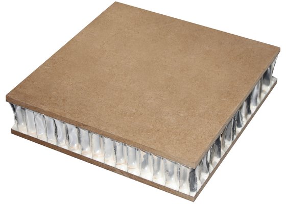Decorative Aluminum Alloy A3003 / A5052 Lightweight Honeycomb Panels Wall Cladding Sheets