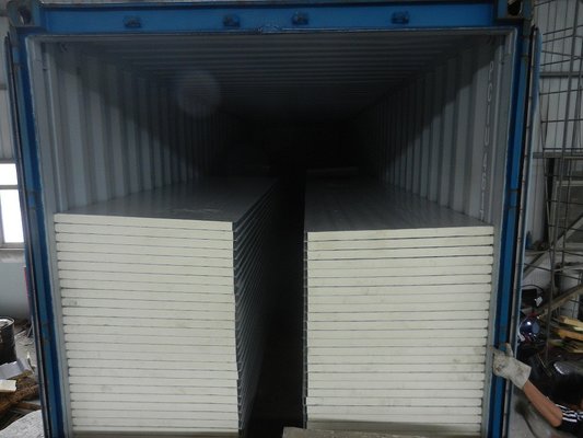 Cold Storage Used PU Sandwich panel / Polyurethane Wall Panel Durable And Recycable