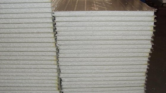 Light Weight EPS / PU/ Rock wool Sandwich Panel Prepainted Galvanized Steel