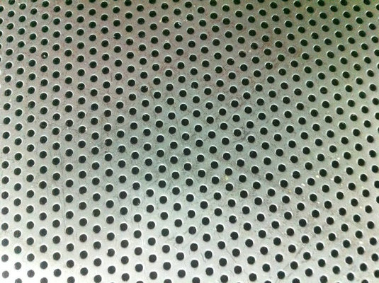 round Punched SS / Copper Metal Sheets , Aluminium Ceiling Panel Filter OEM
