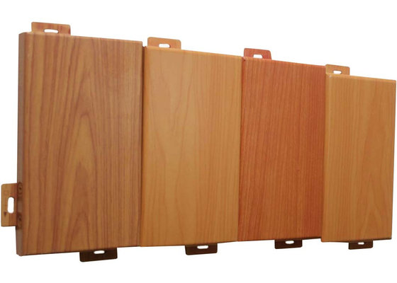Wood Colors Custom Aluminum Cladding Panels for Interior Decoration