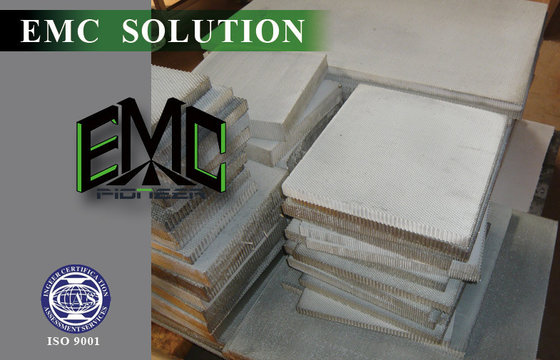 Cell size 3.2/4.0/4.8mm Steel Honeycomb Filter With Frame 300x600x25mm