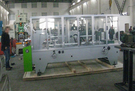 Automatic Box Carton Aluminium Foil Packaging Machine / production line SGS for Kitchen