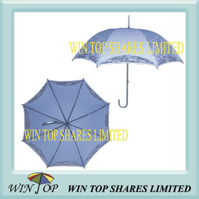 China Ladies Aluminum Sun Parasol with Double Canopy supplier