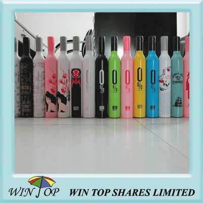 China 21" X 8 Ribs 3 Fold Bottle Umbrella supplier