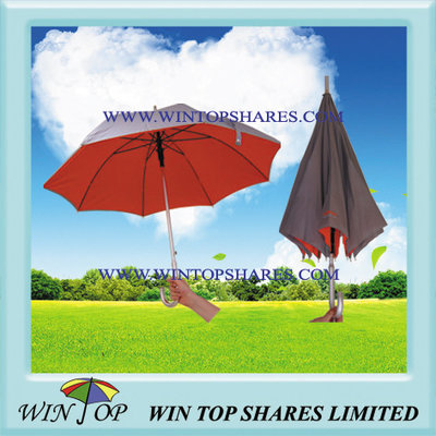 China 2 Layers Auto Aluminum Ad Umbrella(WT5071) supplier