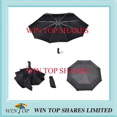 China Automatic Embossed Black Man Universal Umbrella supplier