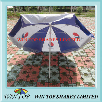 40" Fashion Promotional Blue Beach Umbrella supplier