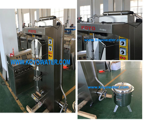KOYO Simple sachet water filling line+UV Sterilizer+Pump+MP12 Filter